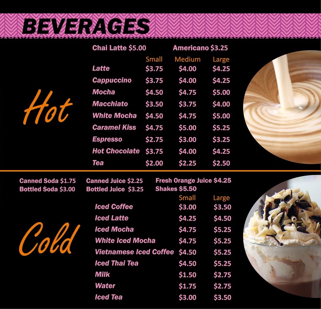 MY HAPPY DONUT - Menu